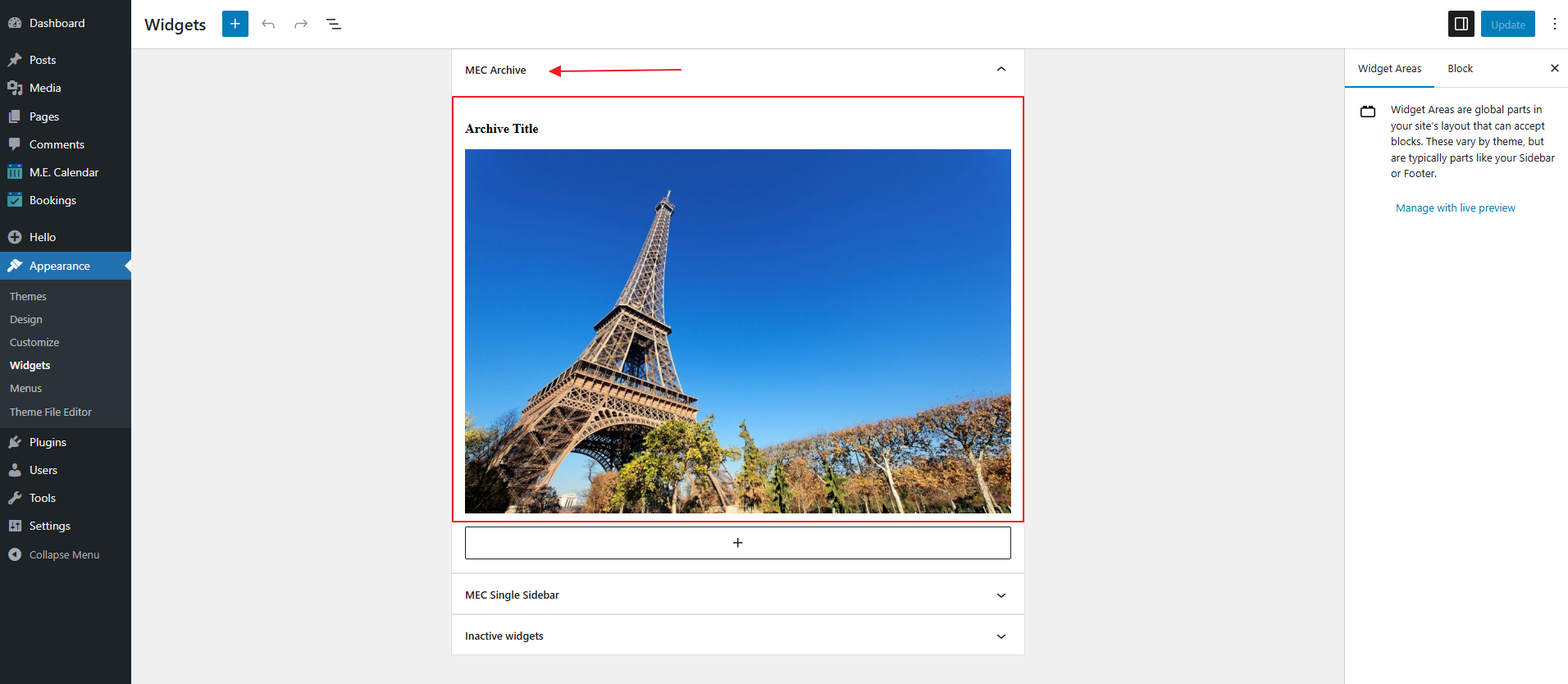 General Settings - MEC Knowledgebase