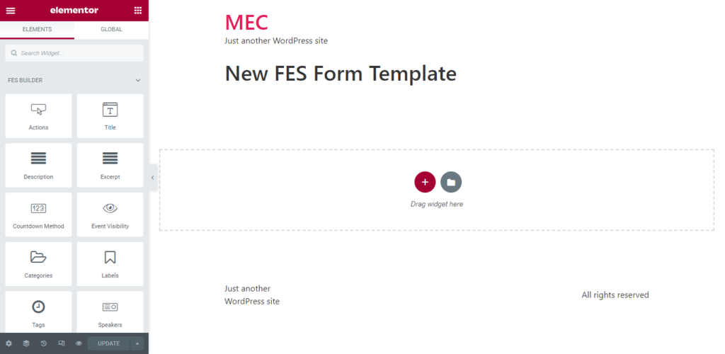 Elementor FES Builder Addon - MEC Knowledgebase