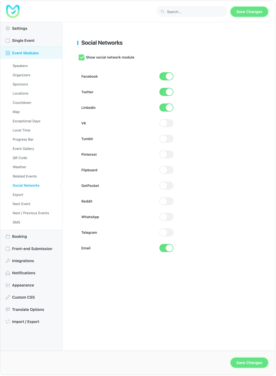 Event Modules - MEC Knowledgebase