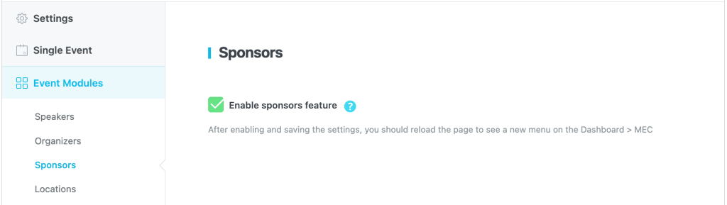 Event Modules - MEC Knowledgebase