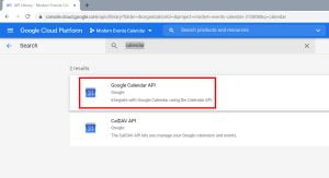 Creating Google Calendar API Key - MEC Knowledgebase