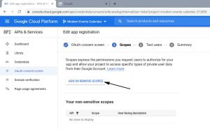 Creating Google Calendar API Key - MEC Knowledgebase