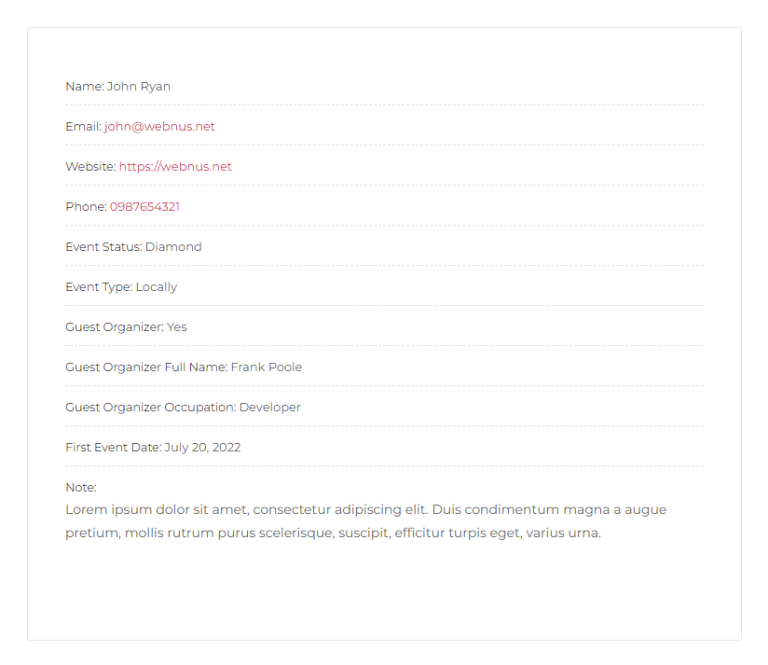 Single Event Settings - MEC Knowledgebase