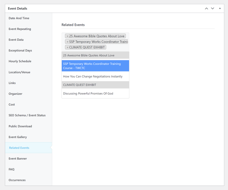How to Add Event In MEC Plugin? - MEC Knowledgebase