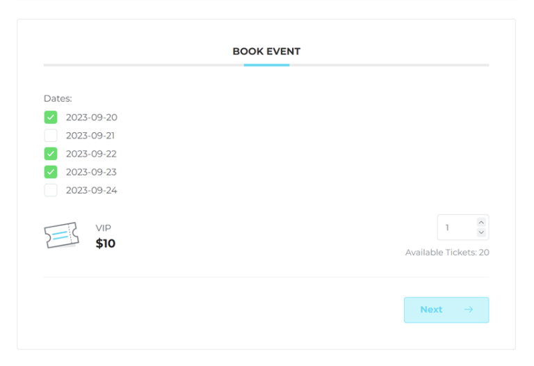 Booking Settings - MEC Knowledgebase