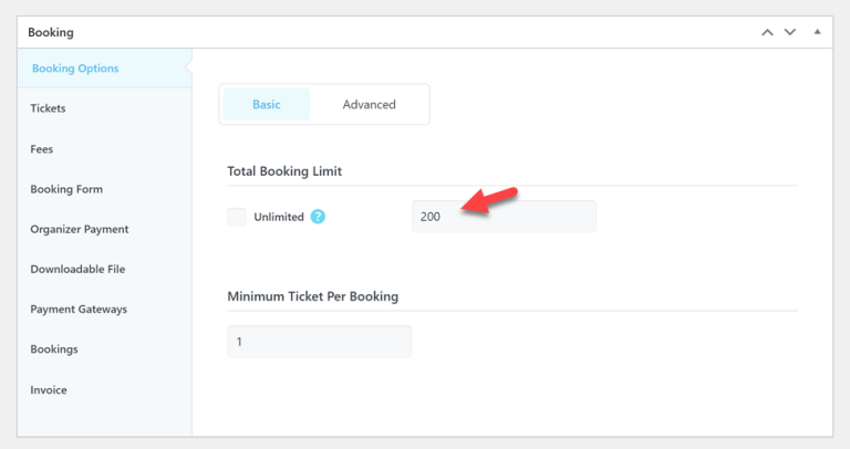 Booking Settings - MEC Knowledgebase