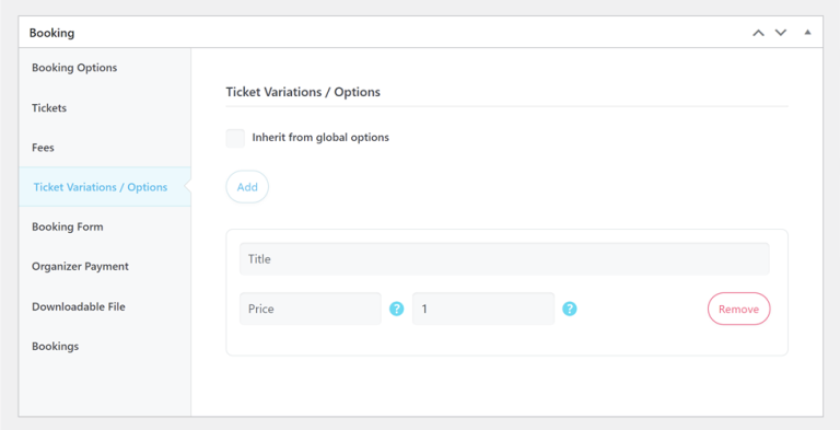 Booking Settings - MEC Knowledgebase