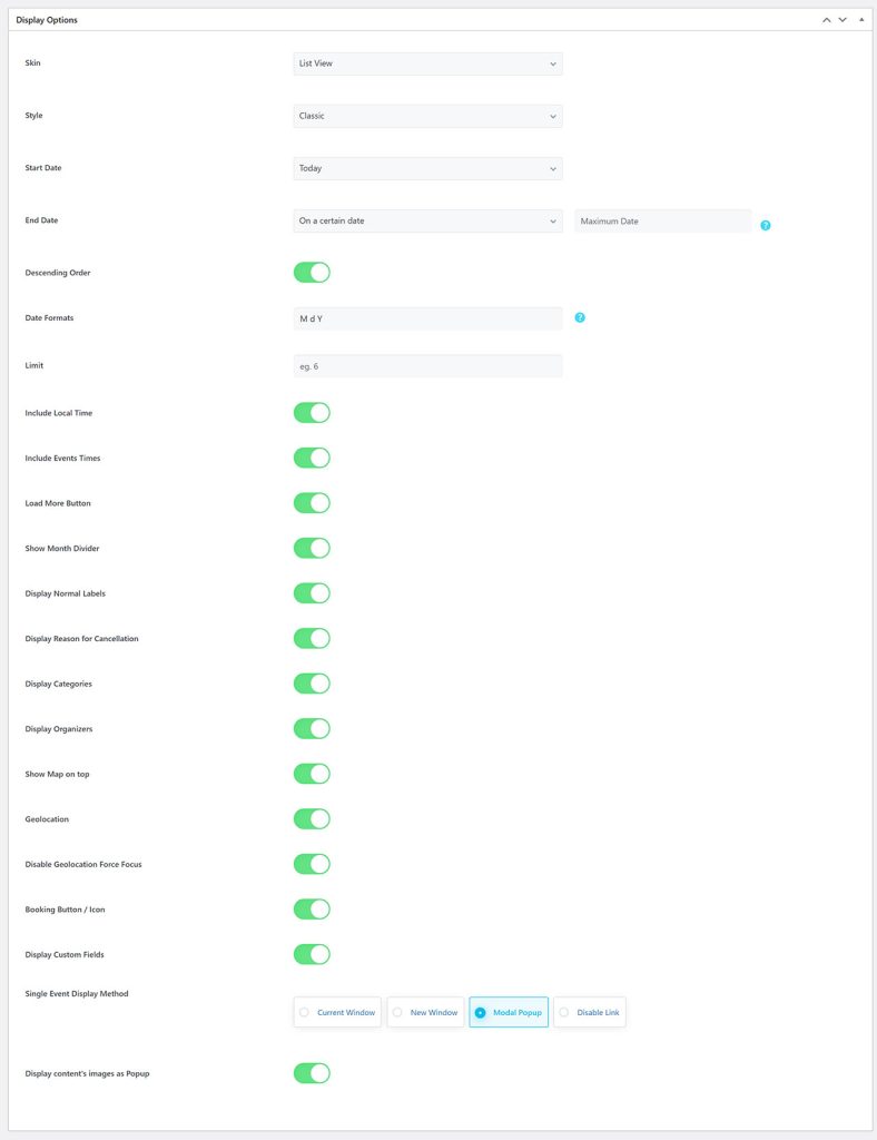 Making Advanced Shortcodes - MEC Knowledgebase