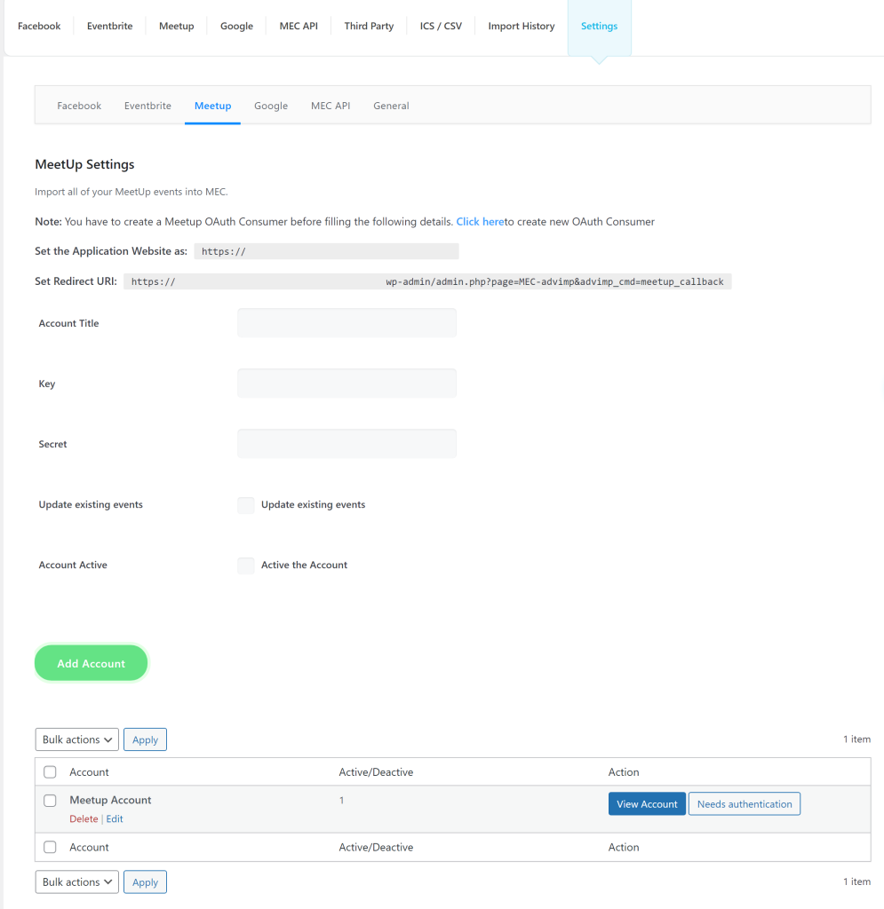 Advanced Importer Addon - MEC Knowledgebase