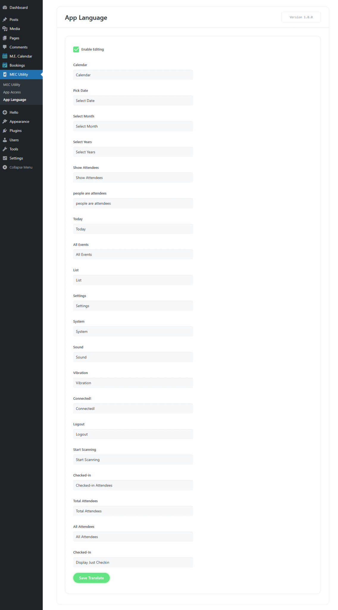MEC Utility - MEC Knowledgebase