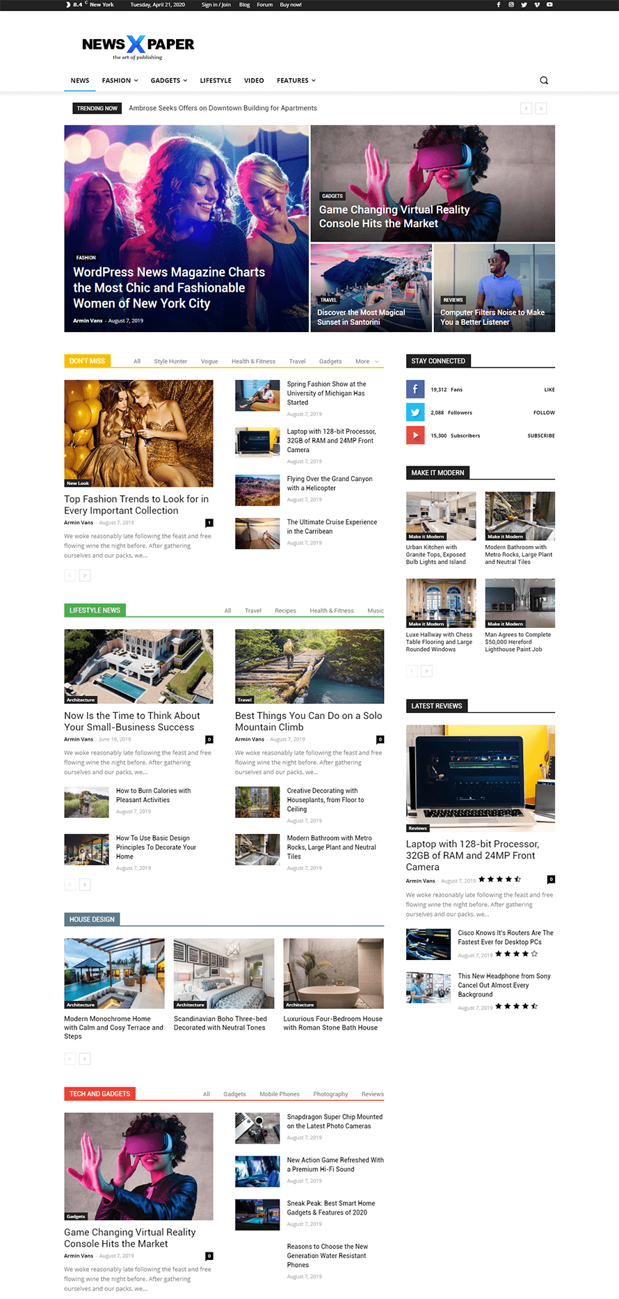 10+ Best WordPress Premium Themes 2020