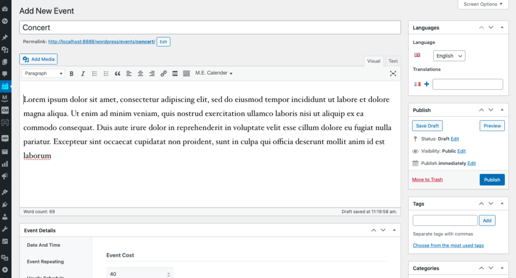 How to Integrate AcyMailing with Modern Events Calendar